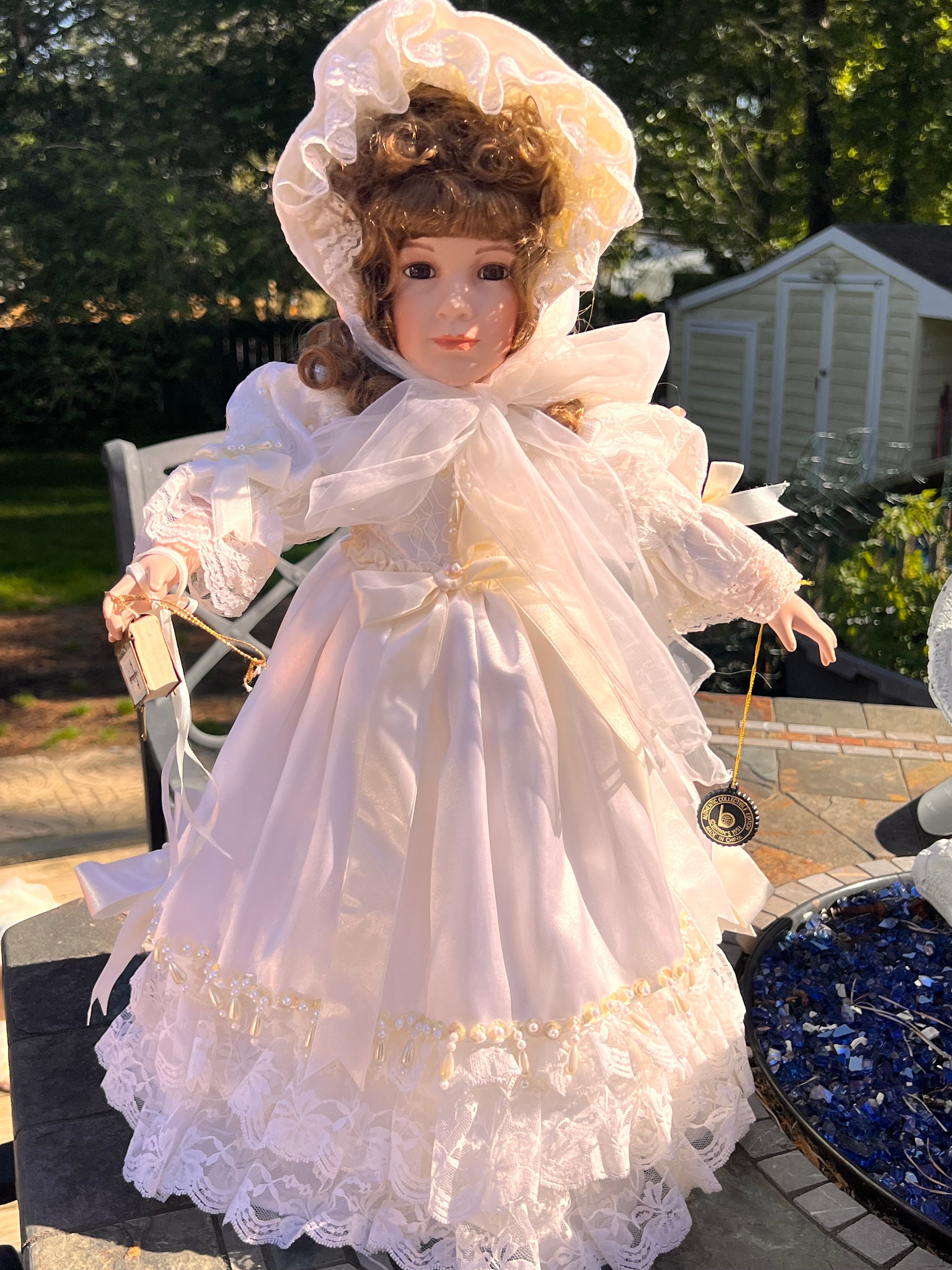 Brinns 1991 Wedding Porcelain Doll Vintage - Etsy