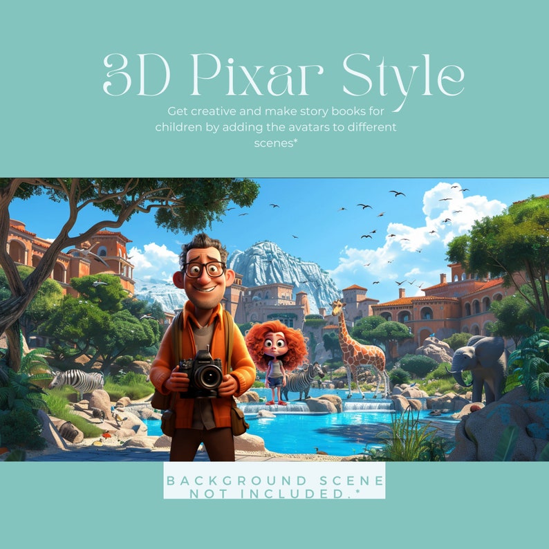 3d Pixar Style Avatars, Clipart, Animated Video, Faceless Videos ...