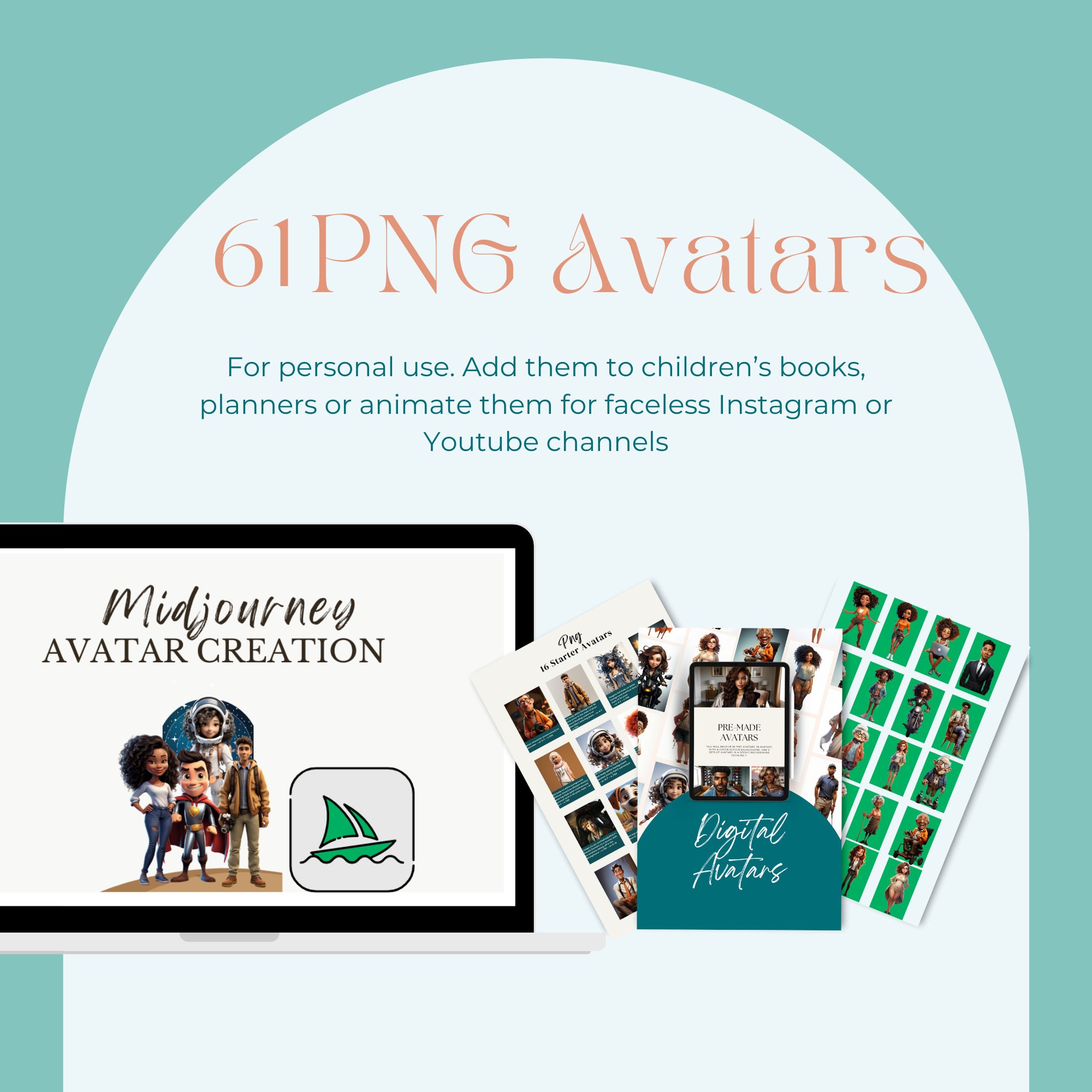 3d Pixar Style Avatars, Clipart, Animated Video, Faceless Videos ...