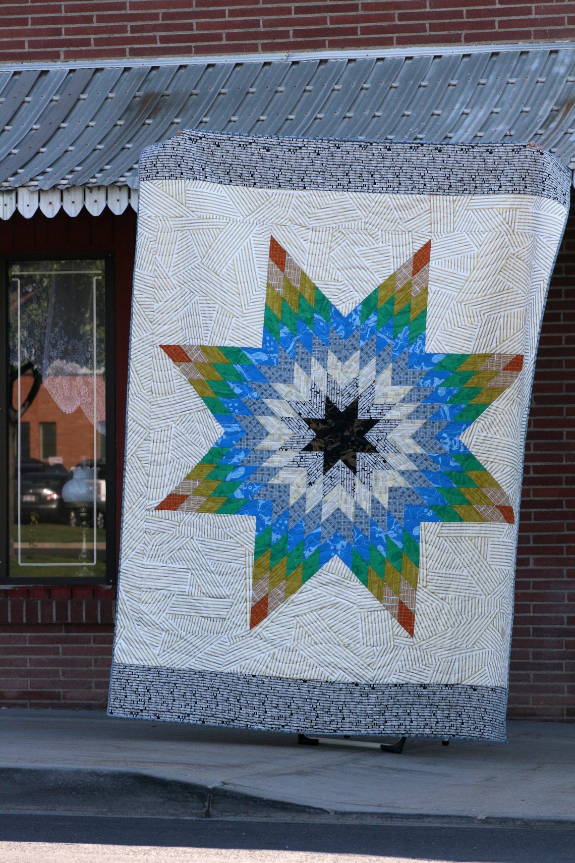 Mod Lone Star Quilt Pattern - Etsy