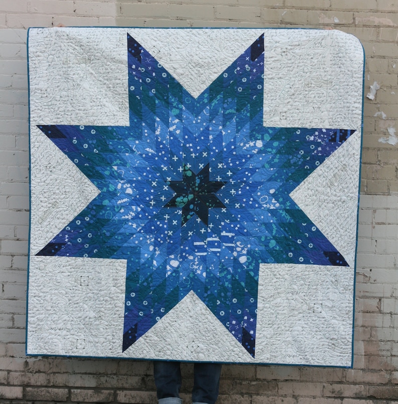 Mod Lone Star Quilt Pattern - Etsy