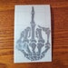 Bones Middle Finger Decal / Sticker - Etsy