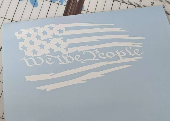 We the People Decal / Sticker. Made With Orical 651 Vinly for | Etsy