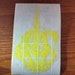 Bones Middle Finger Decal / Sticker - Etsy