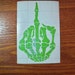 Bones Middle Finger Decal / Sticker - Etsy