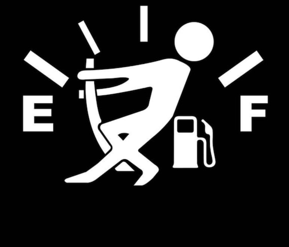 Gas Gauge Decal / Sticker. Made With Orical 651 Vinly for Cars | Etsy