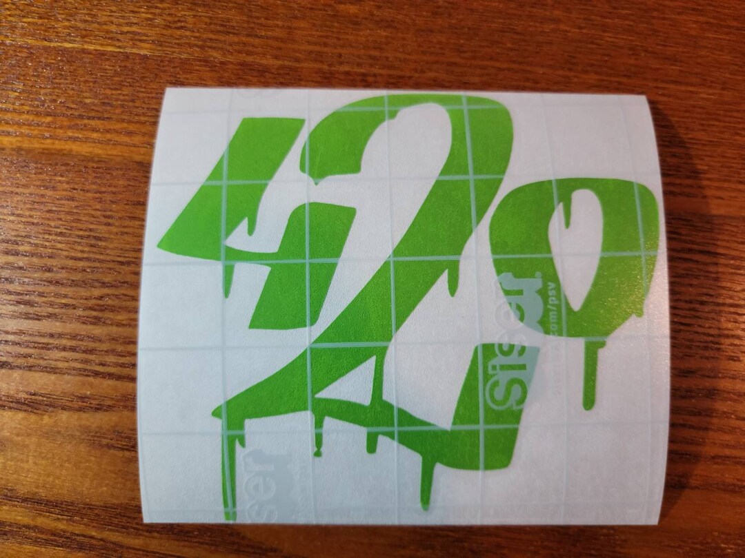 Weed 420 Leaf Decal, Marijuana Decal, Weed Sticker, Laptop Decal ...
