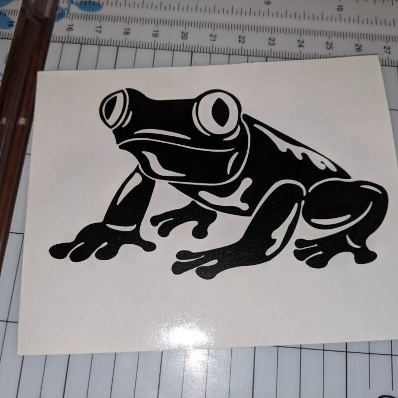 Frog Wall Decal - Etsy