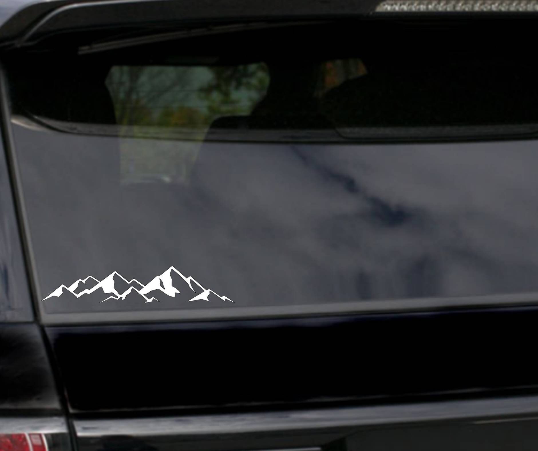 Adventure Mountains Decal / Sticker - Etsy