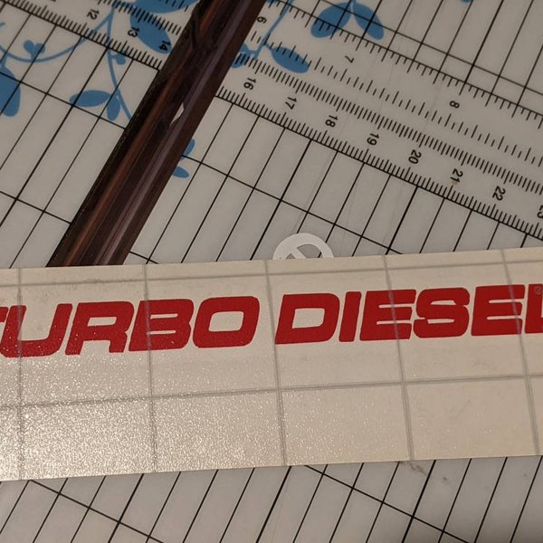 Turbo Diesel Decal - Etsy