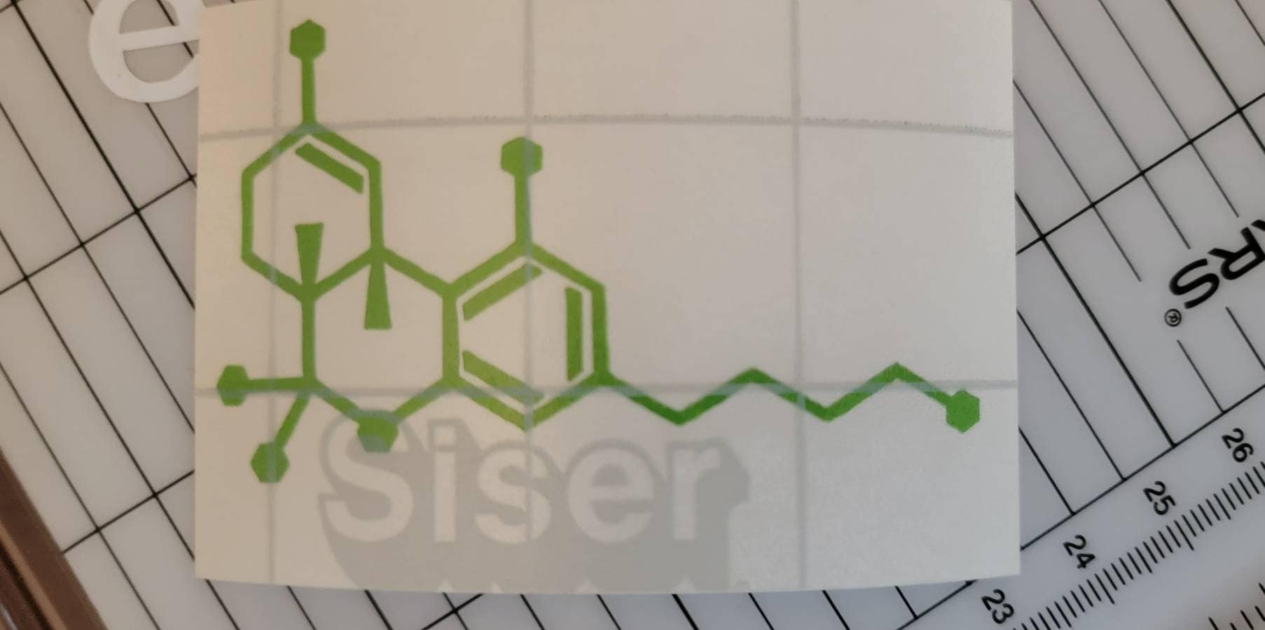 Weed Thc Molecule Decal Marijuana Decal Weed Sticker Laptop | Etsy