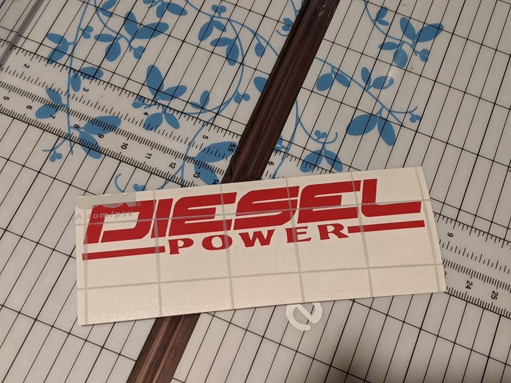 Turbo Diesel Power Decal/ Sticker. Made With Orical 651 Vinly - Etsy UK