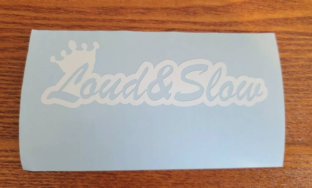 Loud and Slow Jdm Decal / Sticker - Etsy