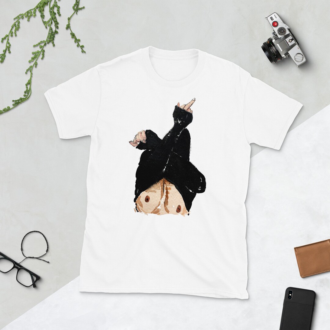 Flip off Middle Finger, F*ck Off, Soft Style T-shirt, Graphic Art T ...