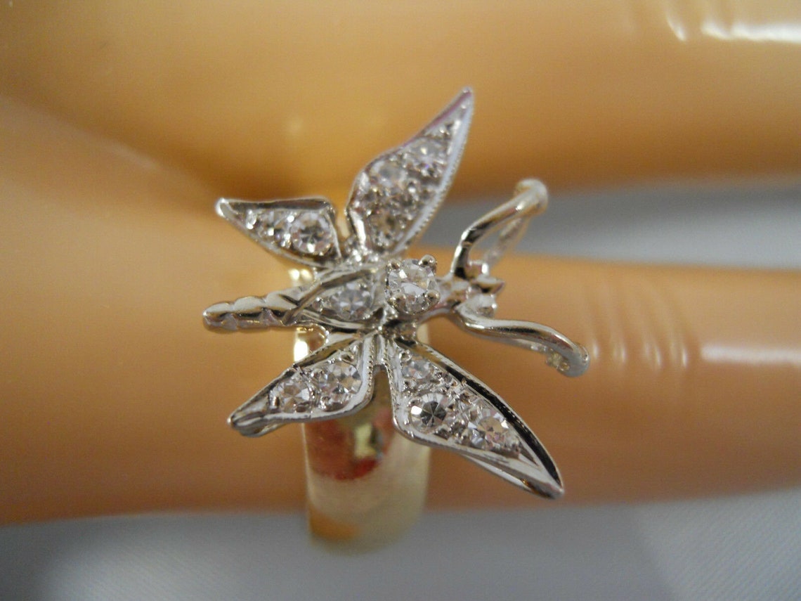 Designer Erev Harold Freeman Heavy Wide 14k Yellow Gold White Gold ...