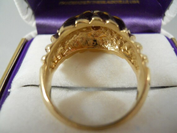 Heavy & Wide 14k Yellow Gold Bezel Set Solitaire Diam… - Gem