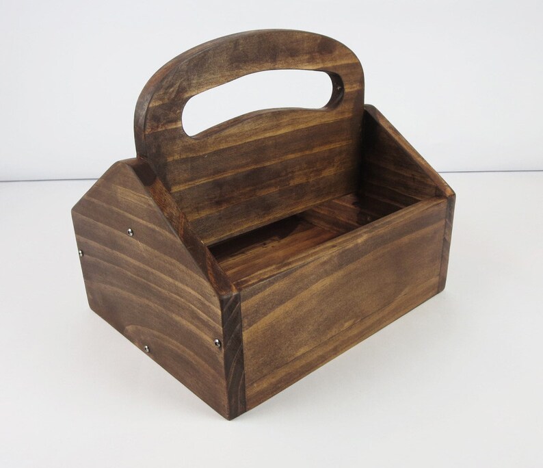 Wooden Condiment Caddy Rustic Sauce Carrier BBQ Ketchup - Etsy