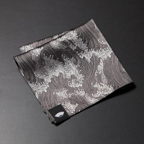 Wave Pocket Square - Etsy