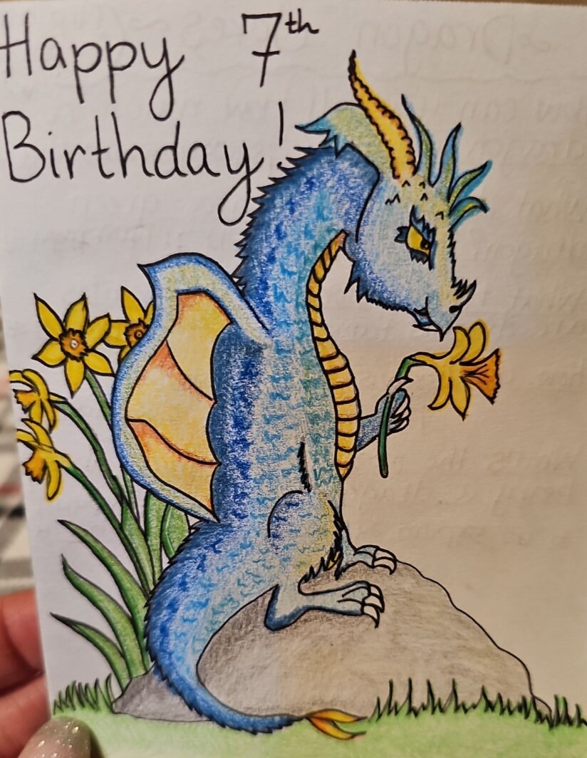 Hand Drawn Personalized Cards for Any Occasion; Birthday, Mother's Day ...