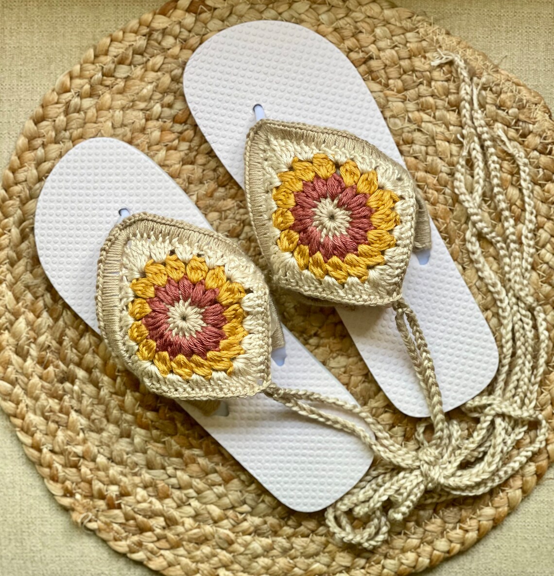 Sunburst Sandals digital PDF Pattern Only NOT a Finished - Etsy