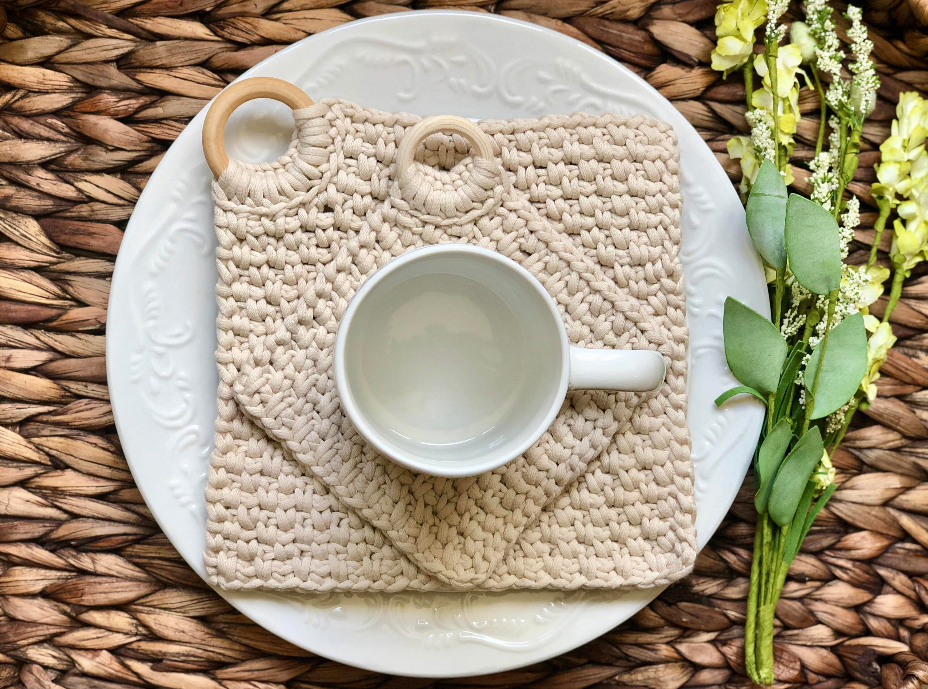 Crochet Trivet Set PDF Pattern Bundle NOT a Finished | Etsy