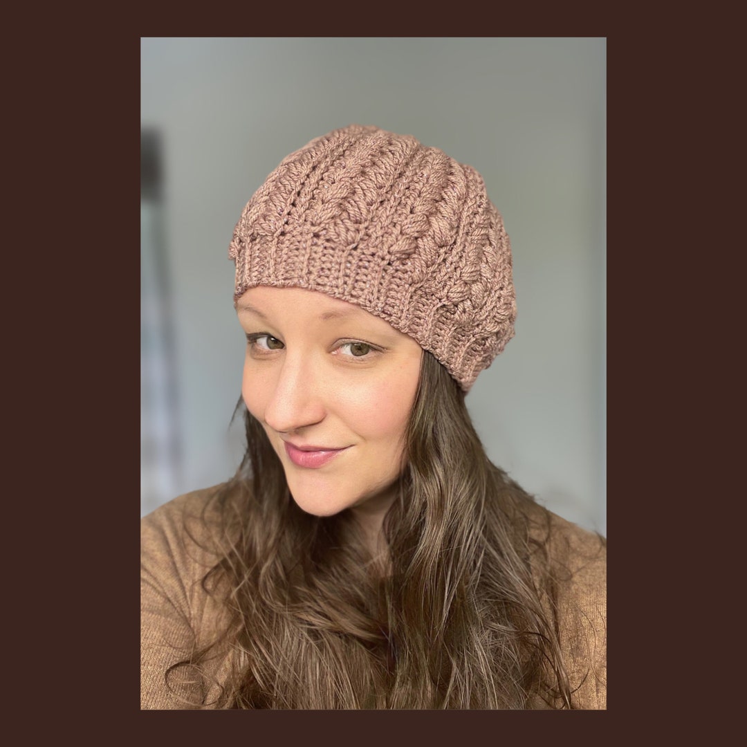 Beanie Beret, *PDF Crochet Pattern Only, NOT a Finished Product ...