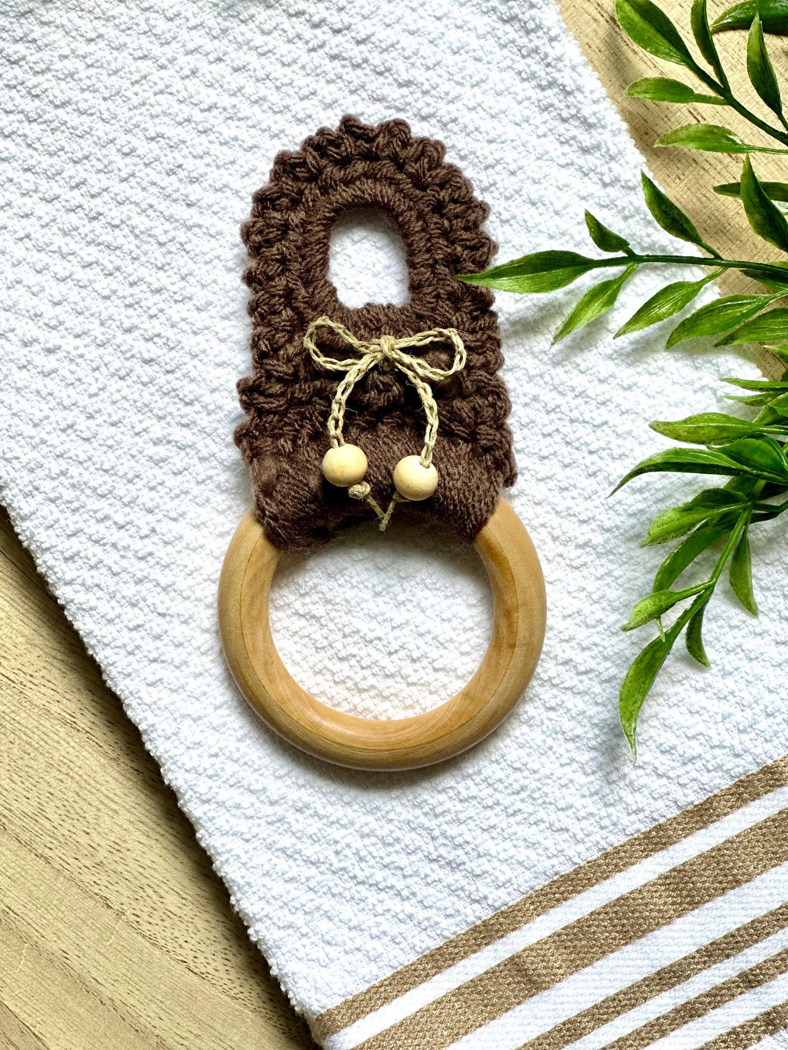 Crochet Towel Topper, Towel Ring, Towel Holder, Towel Topper for ...