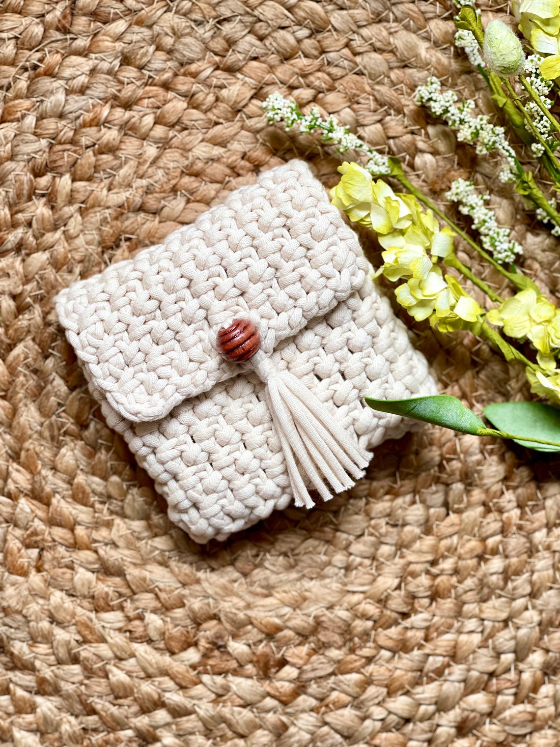 Macrochet Mini Wallet PDF Pattern Only NOT a Finished | Etsy