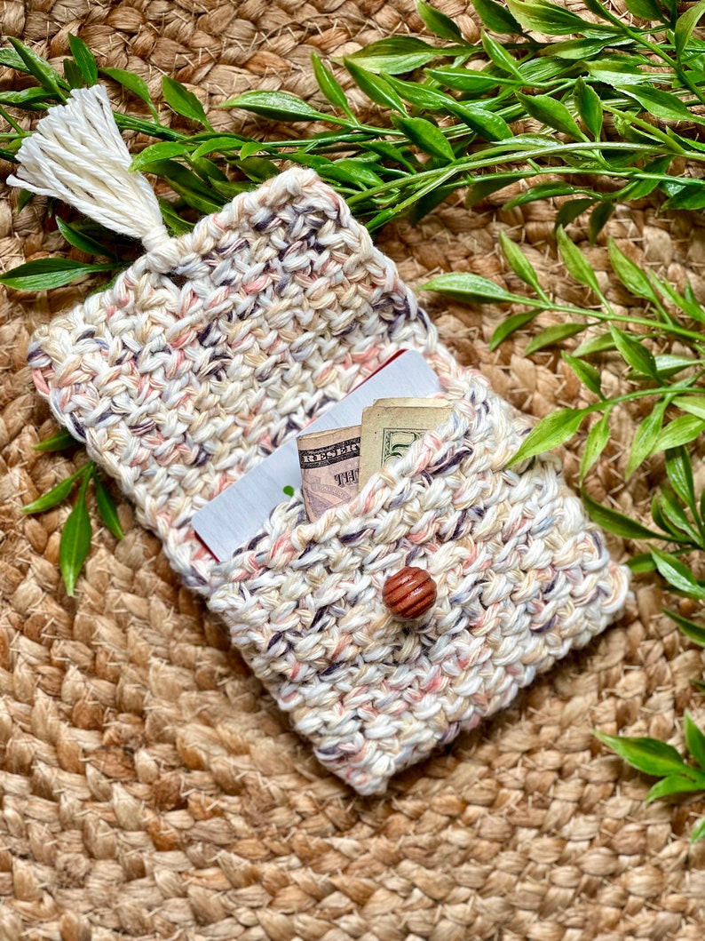 Macrochet Mini Wallet PDF Pattern Only NOT a Finished - Etsy