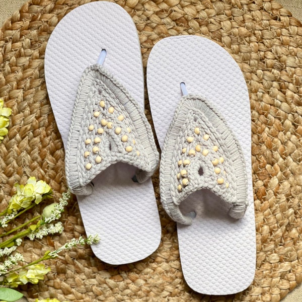 Beaded Sandals - Etsy