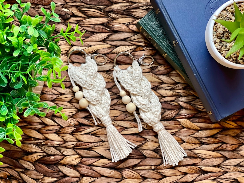 The Braided Keychain PDF Pattern Only NOT a Finished - Etsy