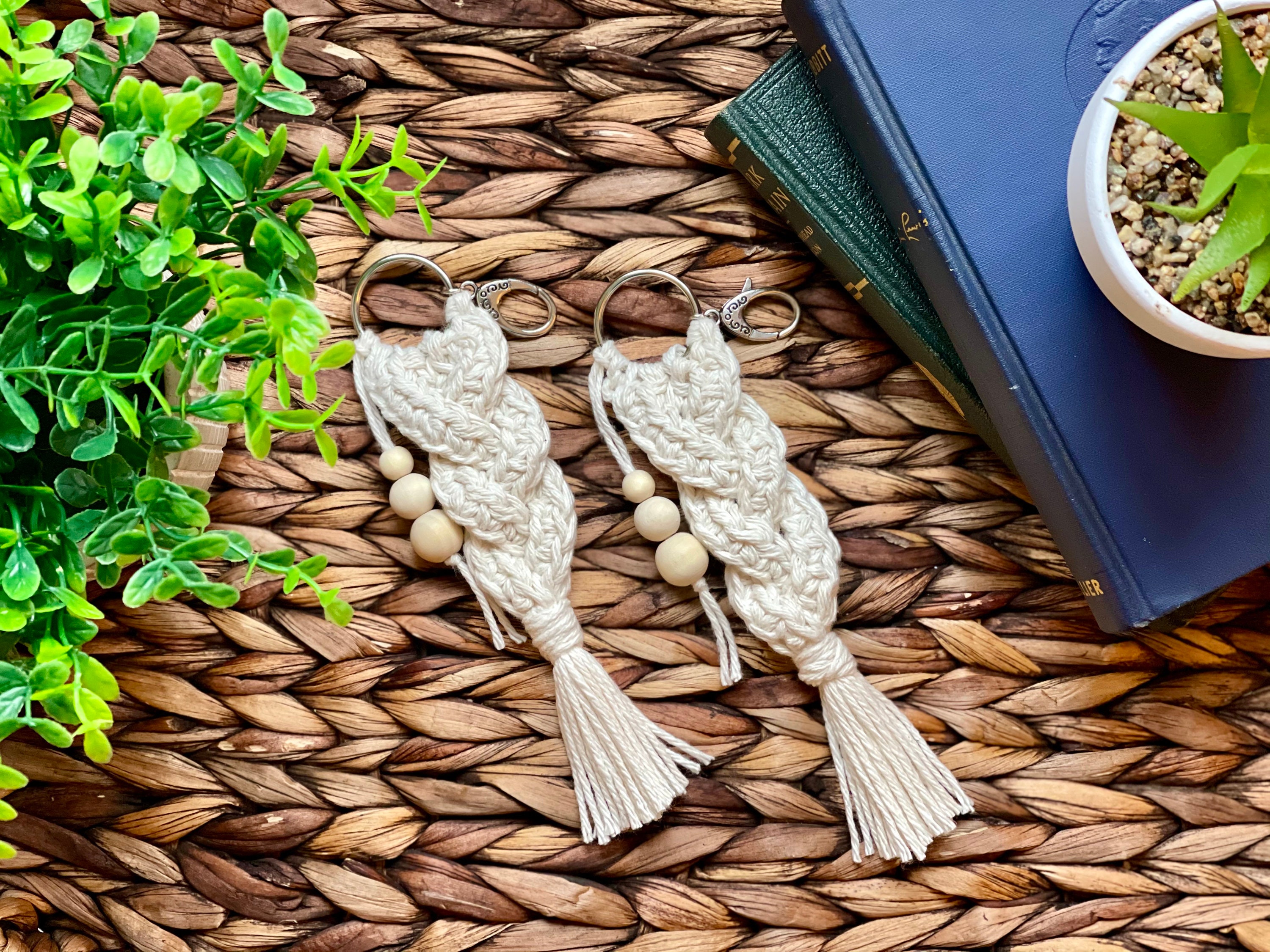 The Braided Keychain PDF Pattern Only NOT a Finished - Etsy Canada