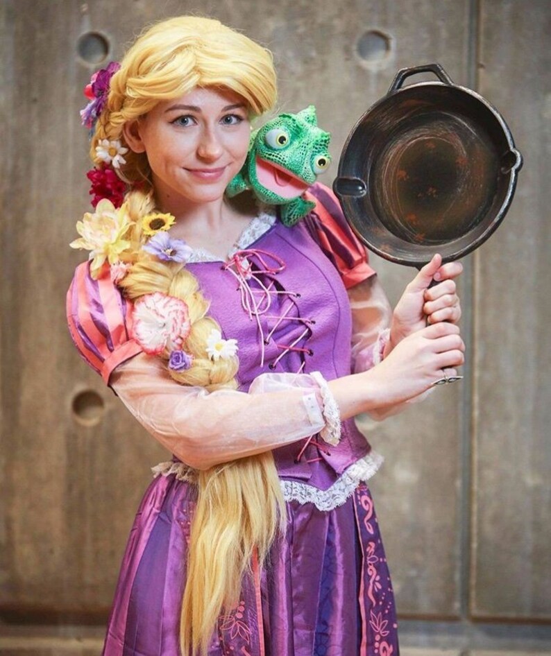 Rapunzel Wig 40 Inch Tangled Disney Cosplay Princess Hair Etsy