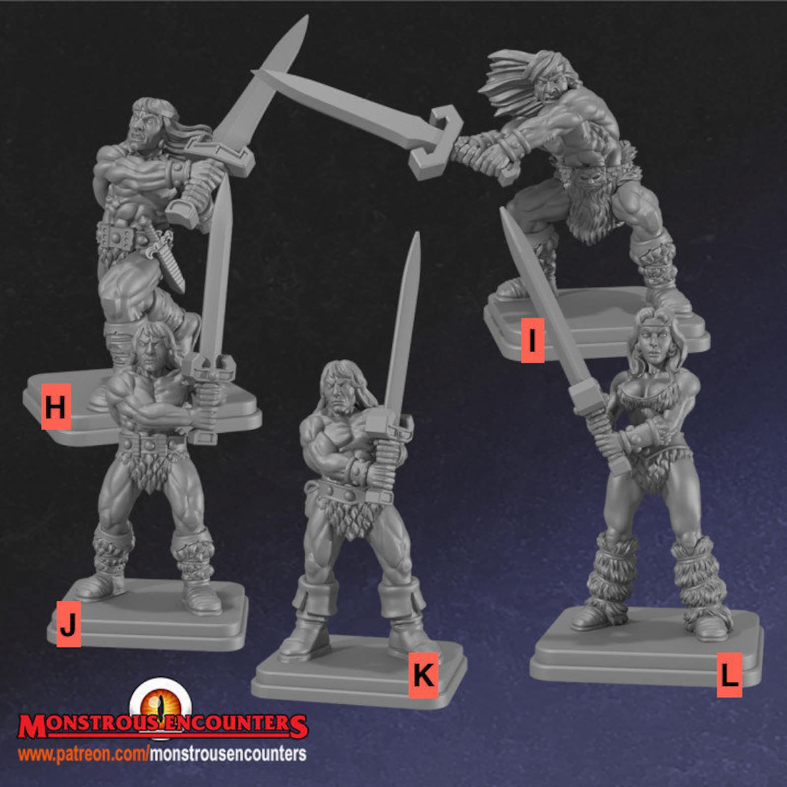 Hero Pack for Hero Quest. All Miniatures Compatible With Dnd | Etsy