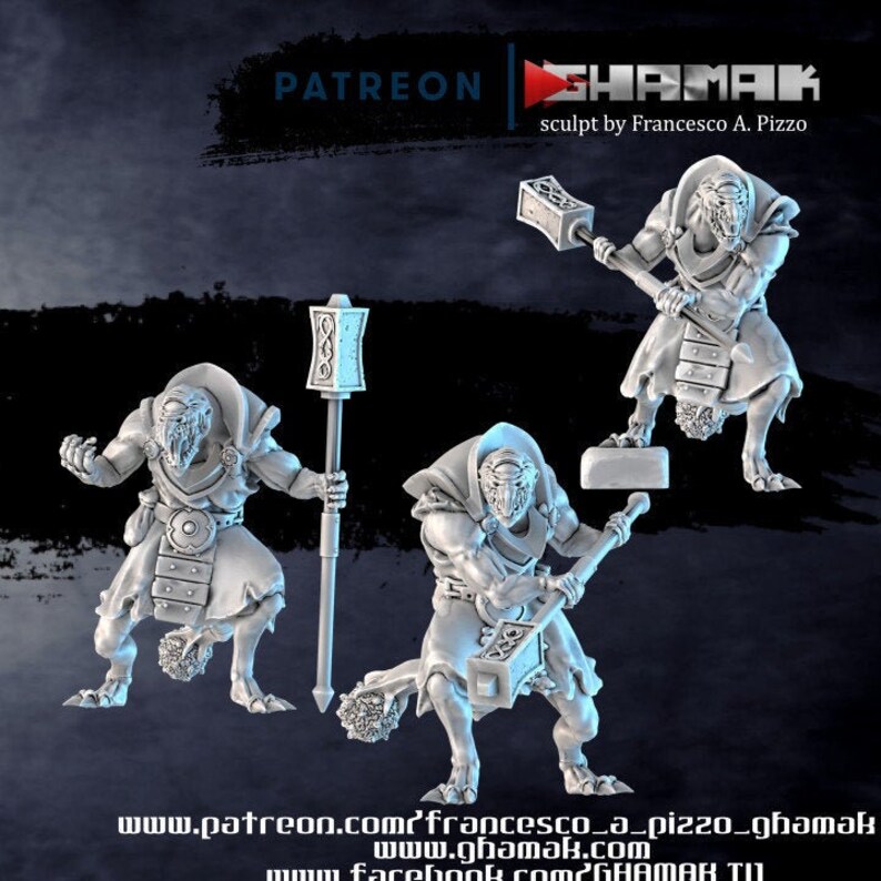 Swamp Neighbours Aka Fimir Pack for Hero Quest. All Miniatures | Etsy ...