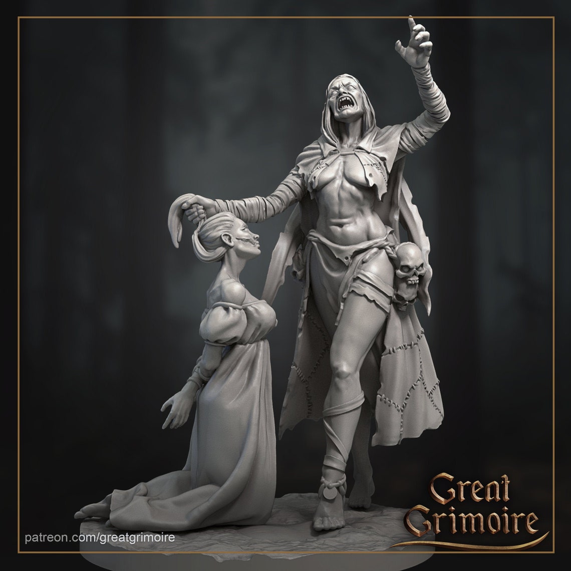 Shtriga by Anna Zen 32mm miniature DnD Pathfinder | Etsy