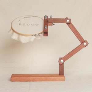 Adjustable Embroidery Stand | Handmade | Made With Reused Solid Wood - Etsy