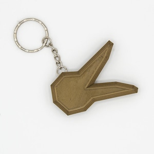 D.va Pendant Keychain Overwatch 3d Print Keyring Gold Pink Geek Gamer ...