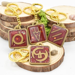 FFXIV Job Locket Style Keychain Final Fantasy XIV, Job Stone FF14 ...