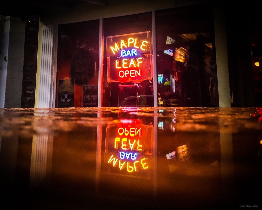 Maple Leaf Reflection - Etsy