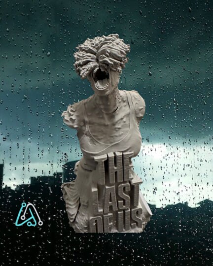3D Printed TLOU the Last of Us Clicker Bust Decor Gift Piece - Etsy