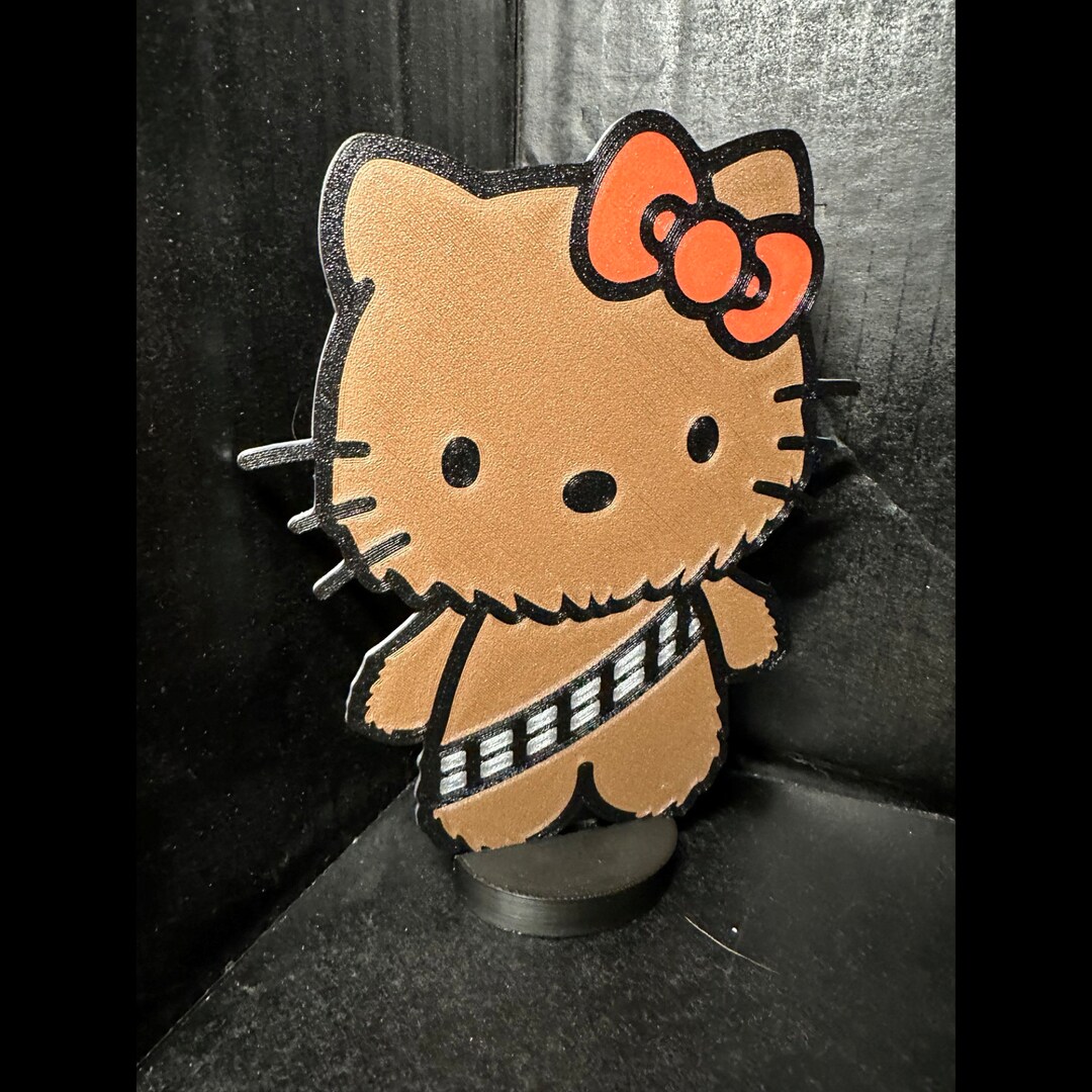 Hello Chewbacca Desk Buddy Whimsical Star Wars Themed Figurine - Etsy