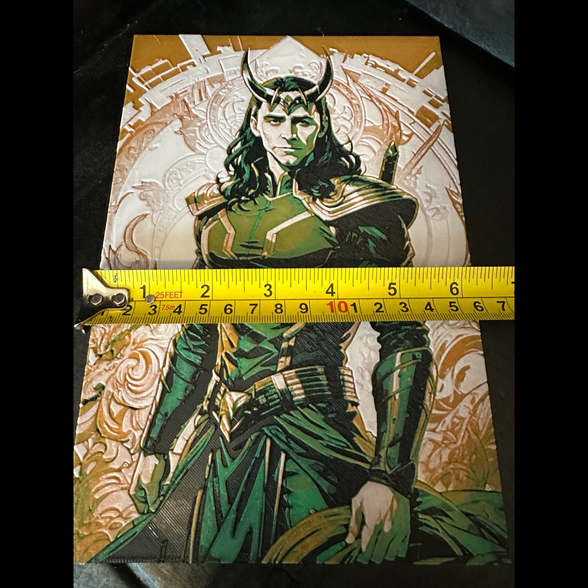 3D Printed Loki, God of Stories Wall Art: Hueforged Art Piece for Fans ...
