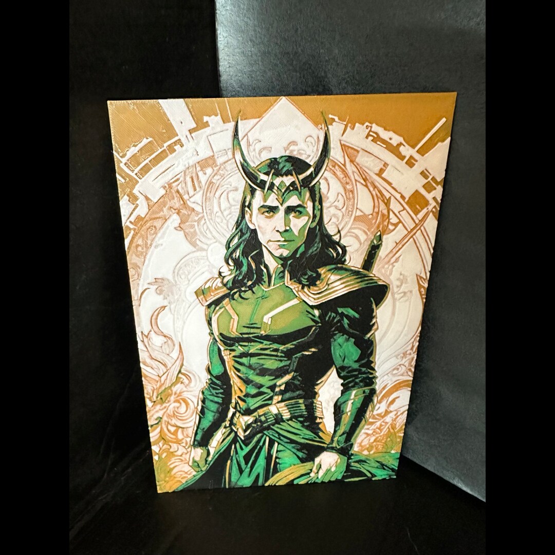 3D Printed Loki, God of Stories Wall Art: Hueforged Art Piece for Fans ...