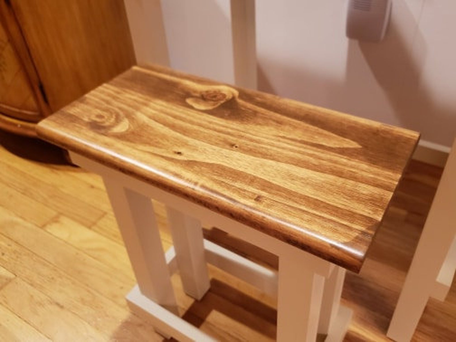 Makeup Vanity Table - Custom Wood Table - Small Wood Table - Handmade ...