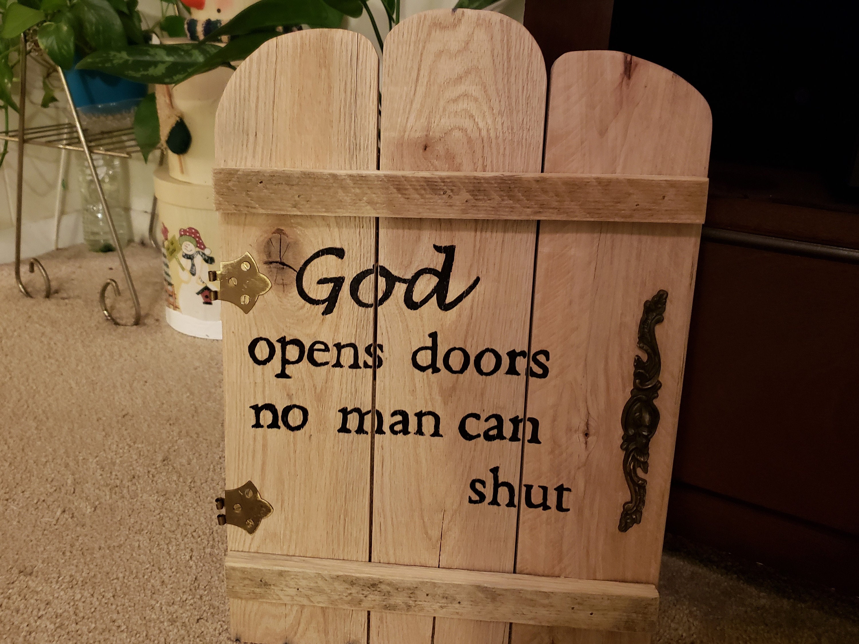 Pallet Wood Faux Door - Etsy