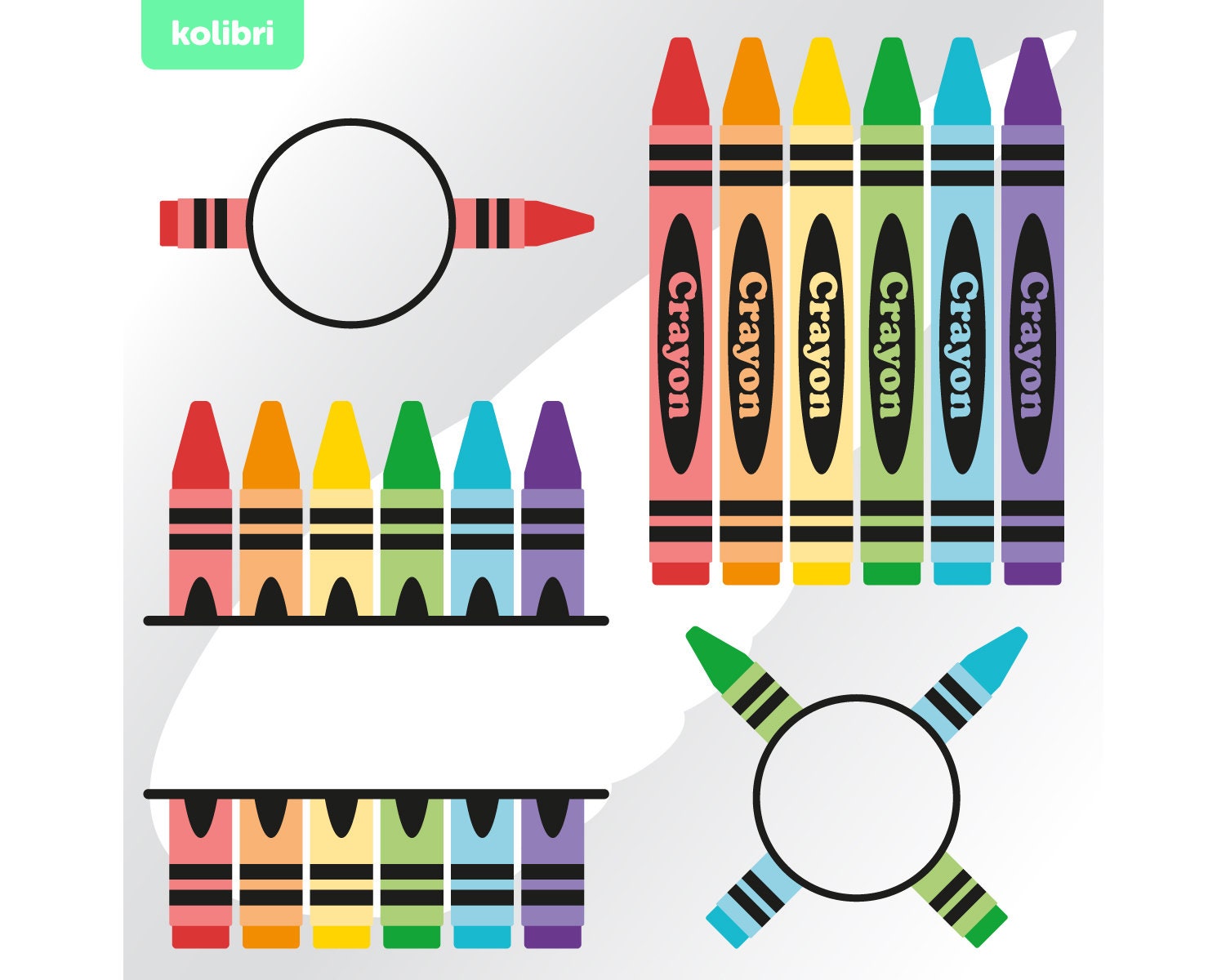 Box Of Crayons Clip Art