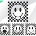 Checkered Smile Svg – Checkered Pattern Svg – Smiley Svg – Checker ...
