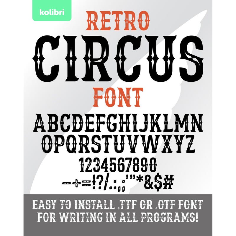 Circus Transfer Paper - Etsy