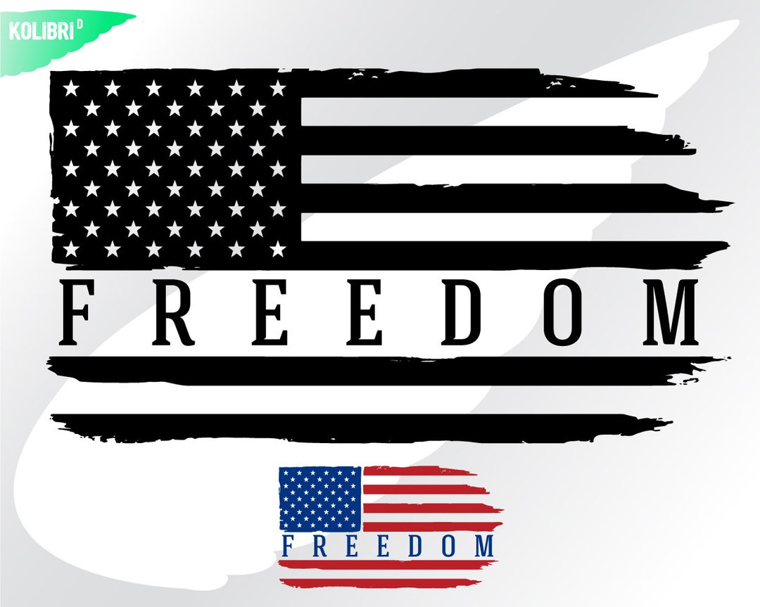 Freedom Svg US Flag Svg Freedom Flag Svg Grunge Svg - Etsy